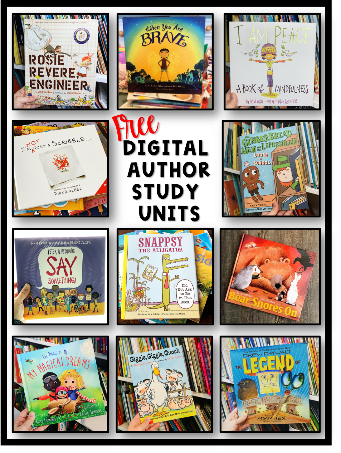 Free Author Study Activities - Having Fun First