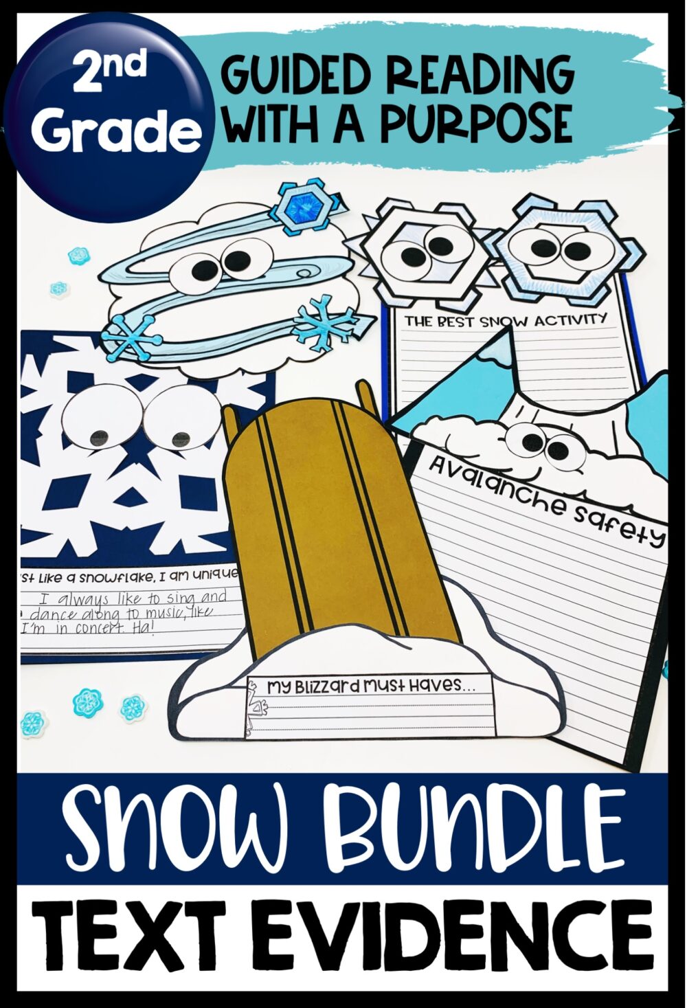 5 Winter Reading Activities to Teach Text Evidence - Having Fun First