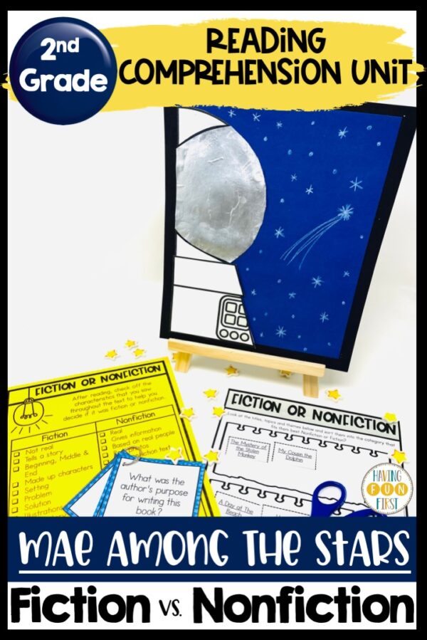 Space Reading Comprehension Activities - Having Fun First