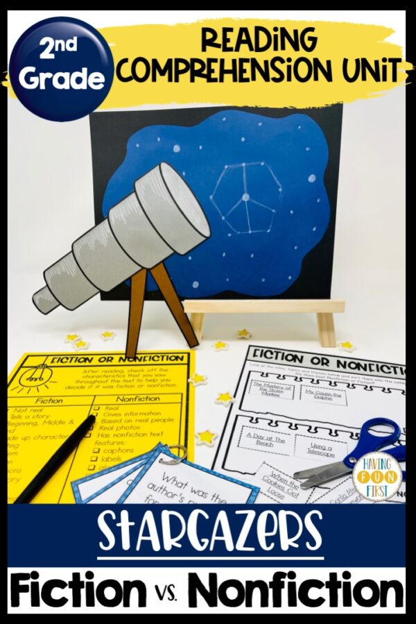 Space Reading Comprehension Activities - Having Fun First