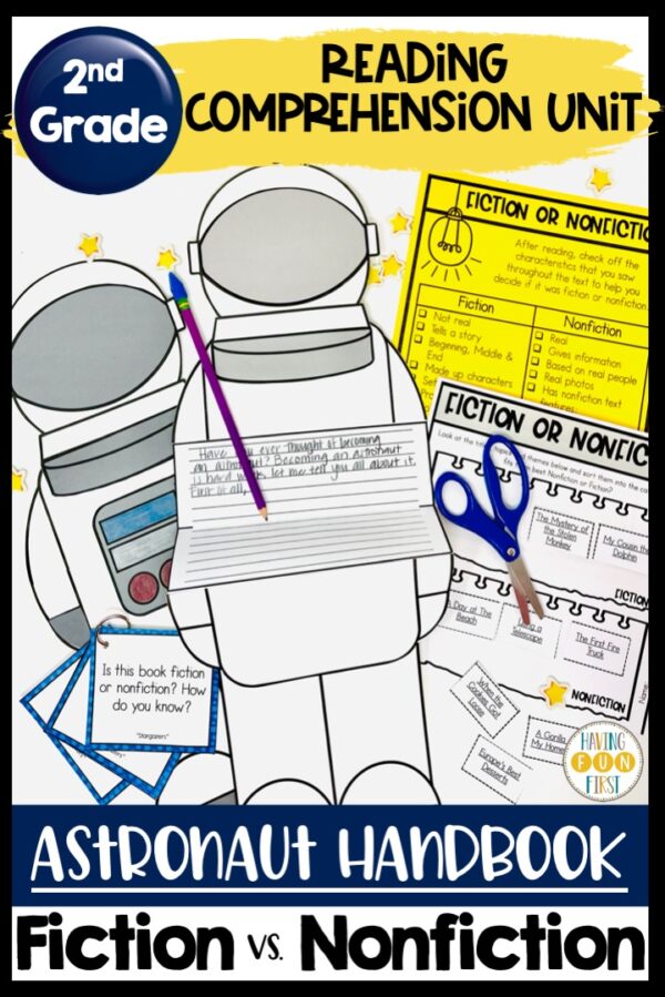 Space Reading Comprehension Activities - Having Fun First