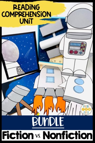 Space Reading Comprehension Activities - Having Fun First