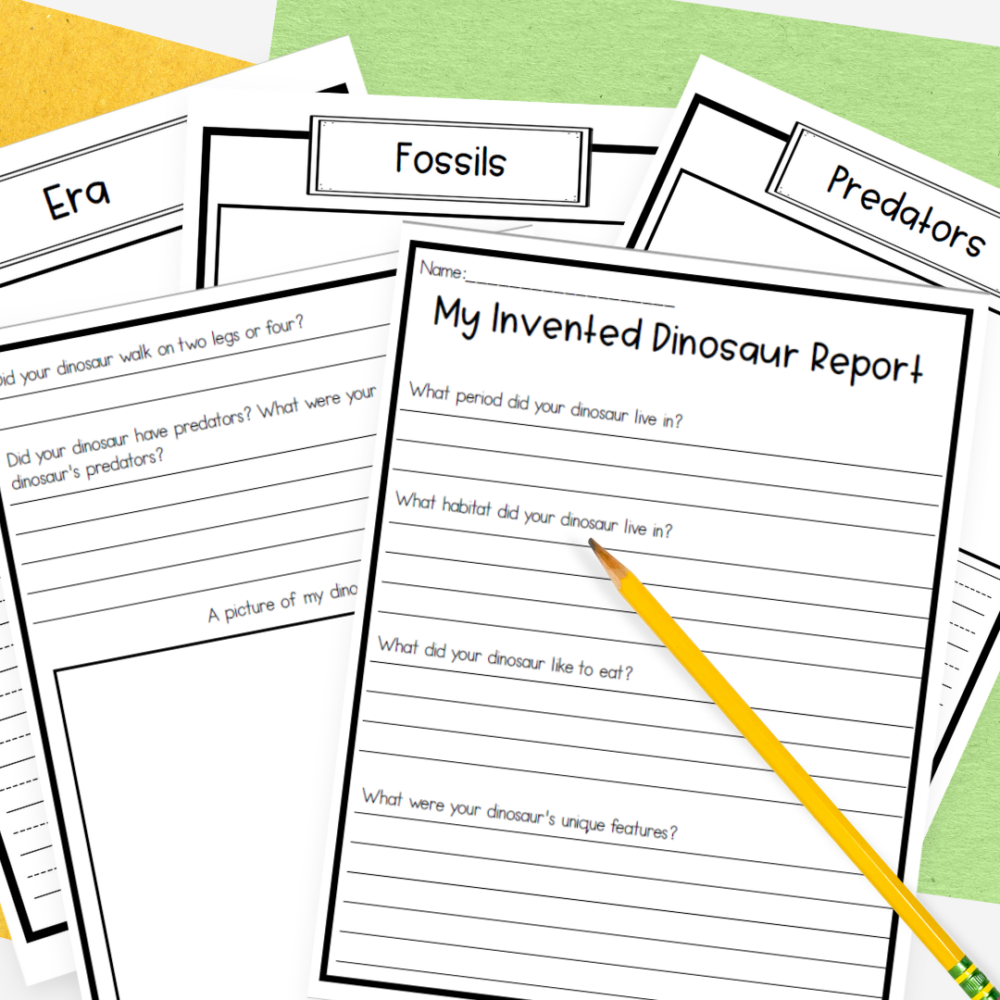 Dinosaur Reading Comprehension - Having Fun First