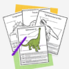 Dinosaur Reading Comprehension - Having Fun First