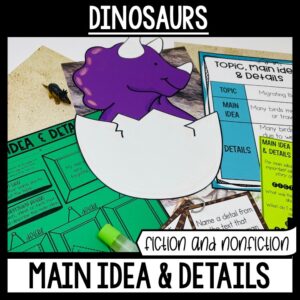 Dinosaur Reading Comprehension - Having Fun First