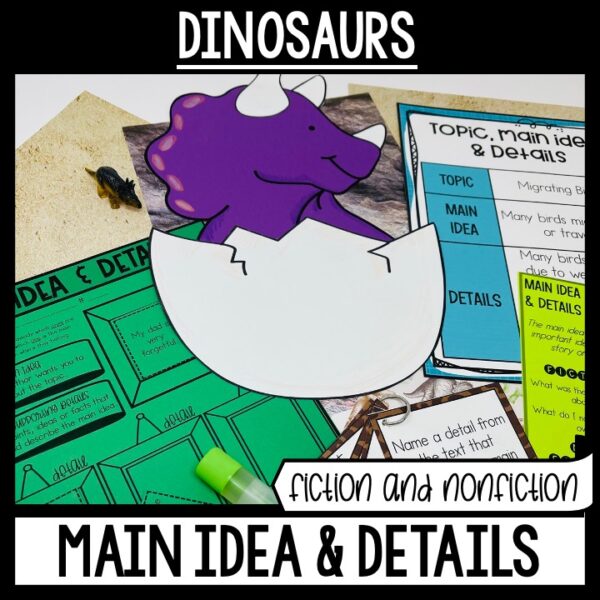 Dinosaur Reading Comprehension - Having Fun First
