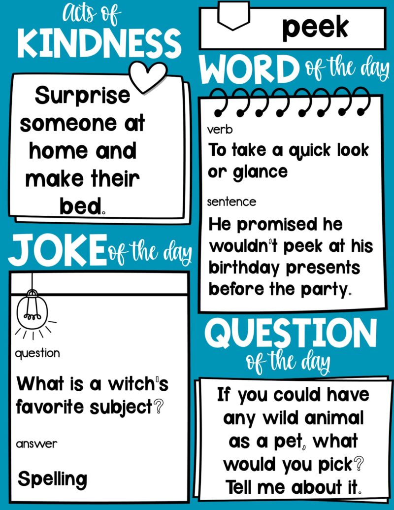 6 Morning Meeting Activities for the Classroom