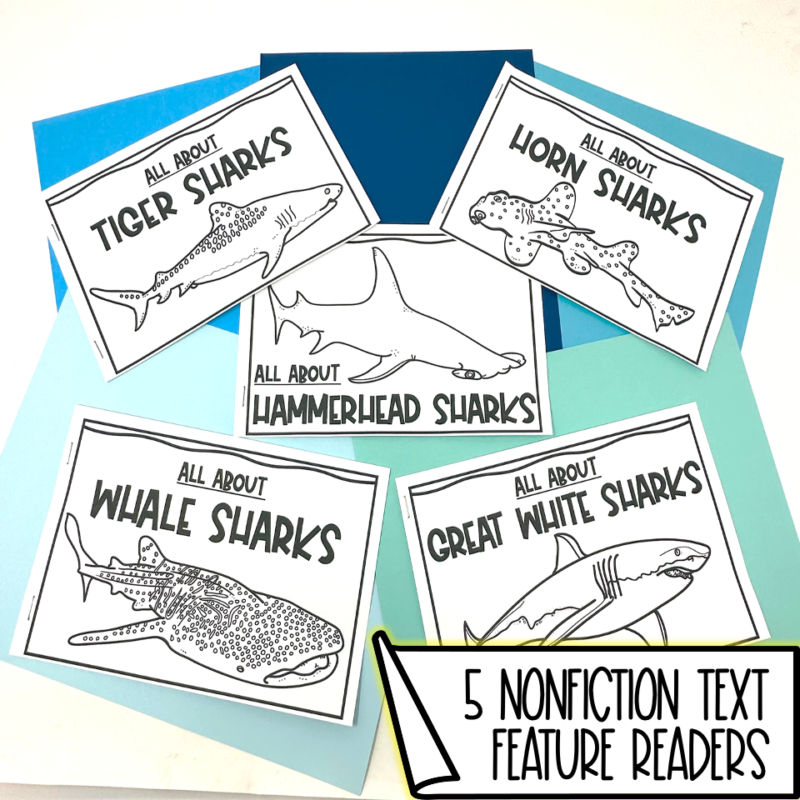 Teaching Nonfiction Text Features with Sharks