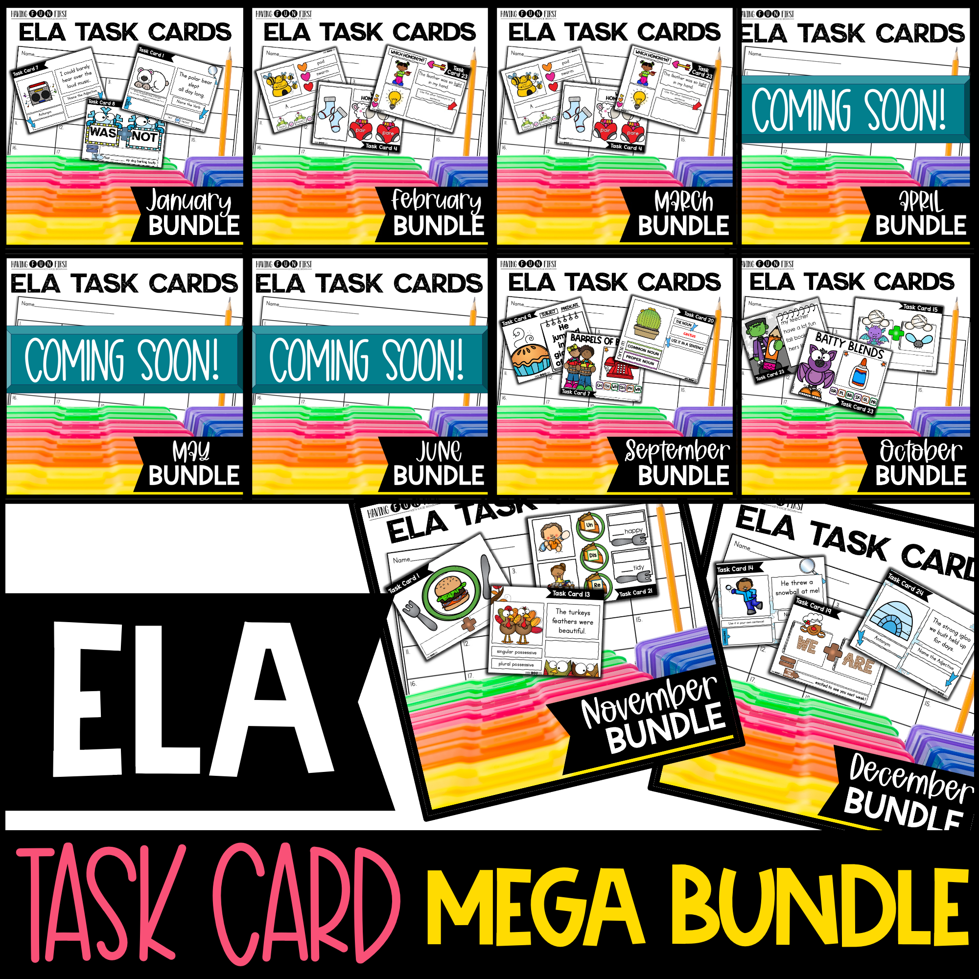 How to Use Task Cards in the Classroom - Having Fun First