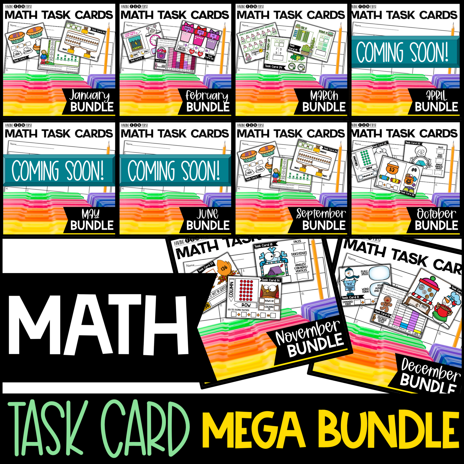 How to Use Task Cards in the Classroom - Having Fun First