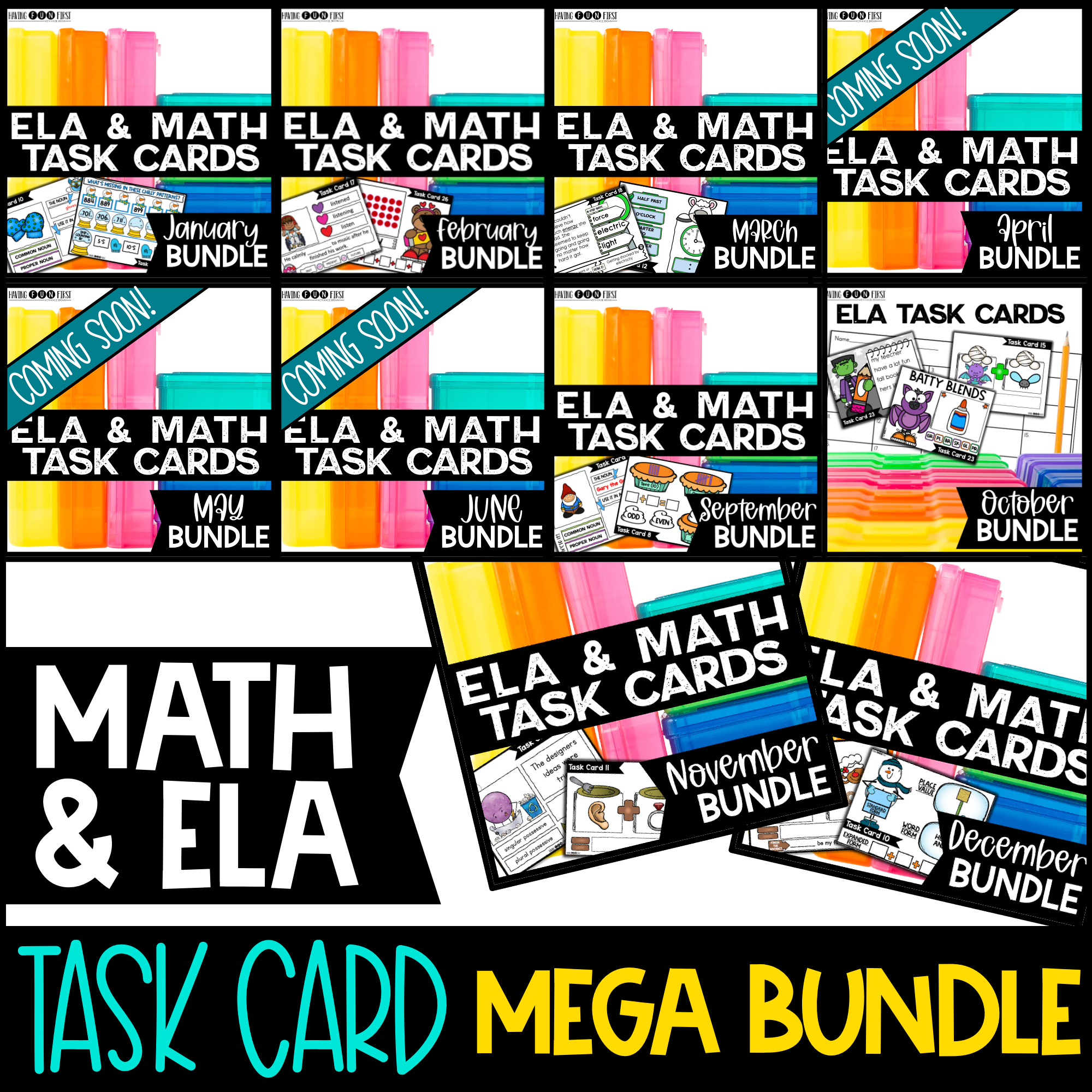 How to Use Task Cards in the Classroom - Having Fun First