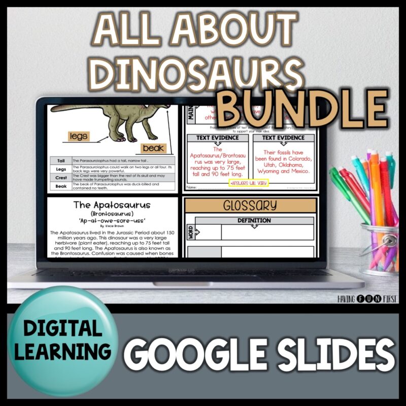 Dinosaur Unit Study: Digging into Discovery